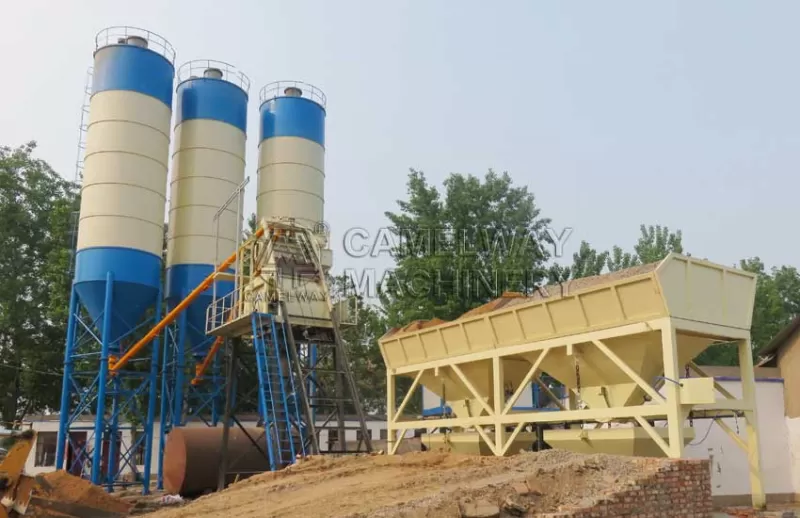 Land area required for small concrete batching plant for building ...